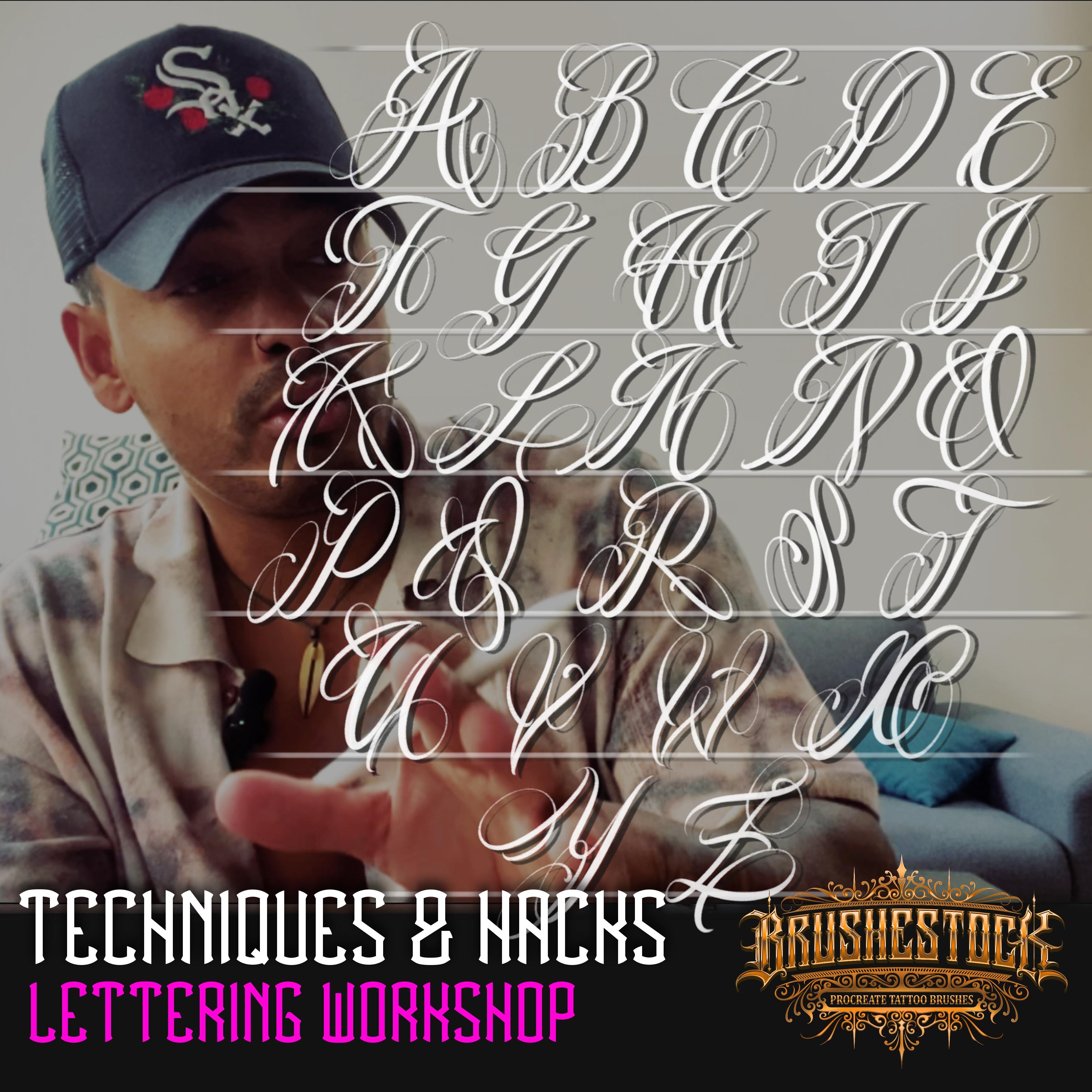 Mastering the Art of Chicano Lettering - ONLINE COURSES – Brushestock